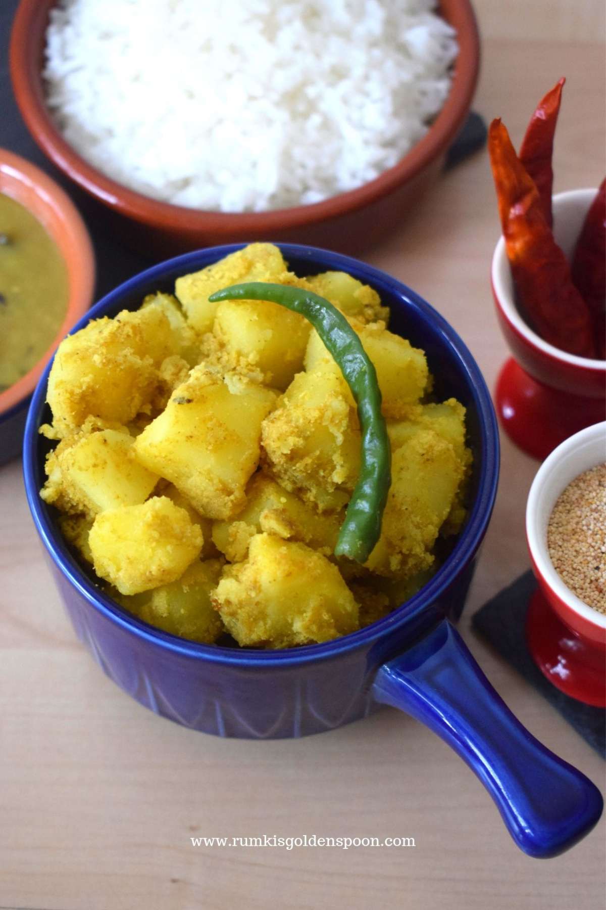 Aloo Posto | How to make aloo posto | Potato with Poppy seeds - Rumki's ...