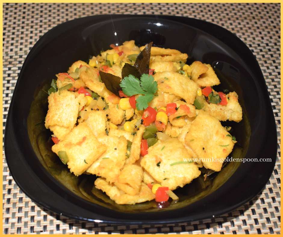 Bread Upma - Rumki's Golden Spoon