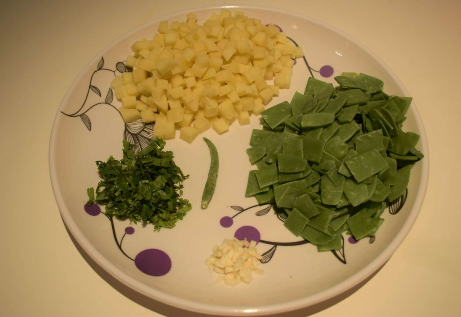 Sheem-Aloo Bhaja | Sim Aloo bhaji | Broad Beans Potato Stir Fry - Rumki ...