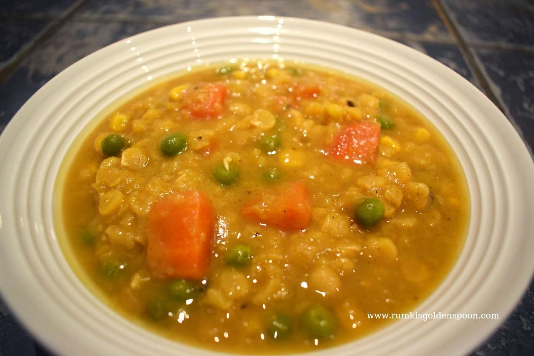 Chana dal with vegetables - Rumki's Golden Spoon