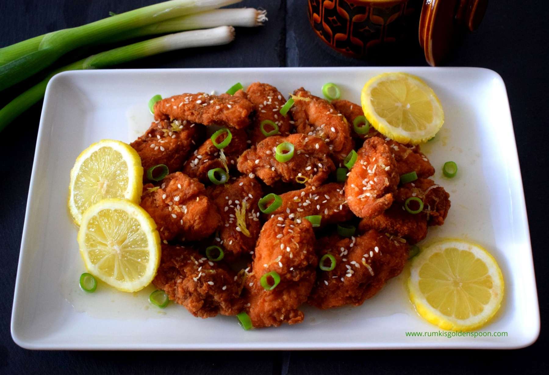 Chinese Lemon Chicken - Rumki's Golden Spoon