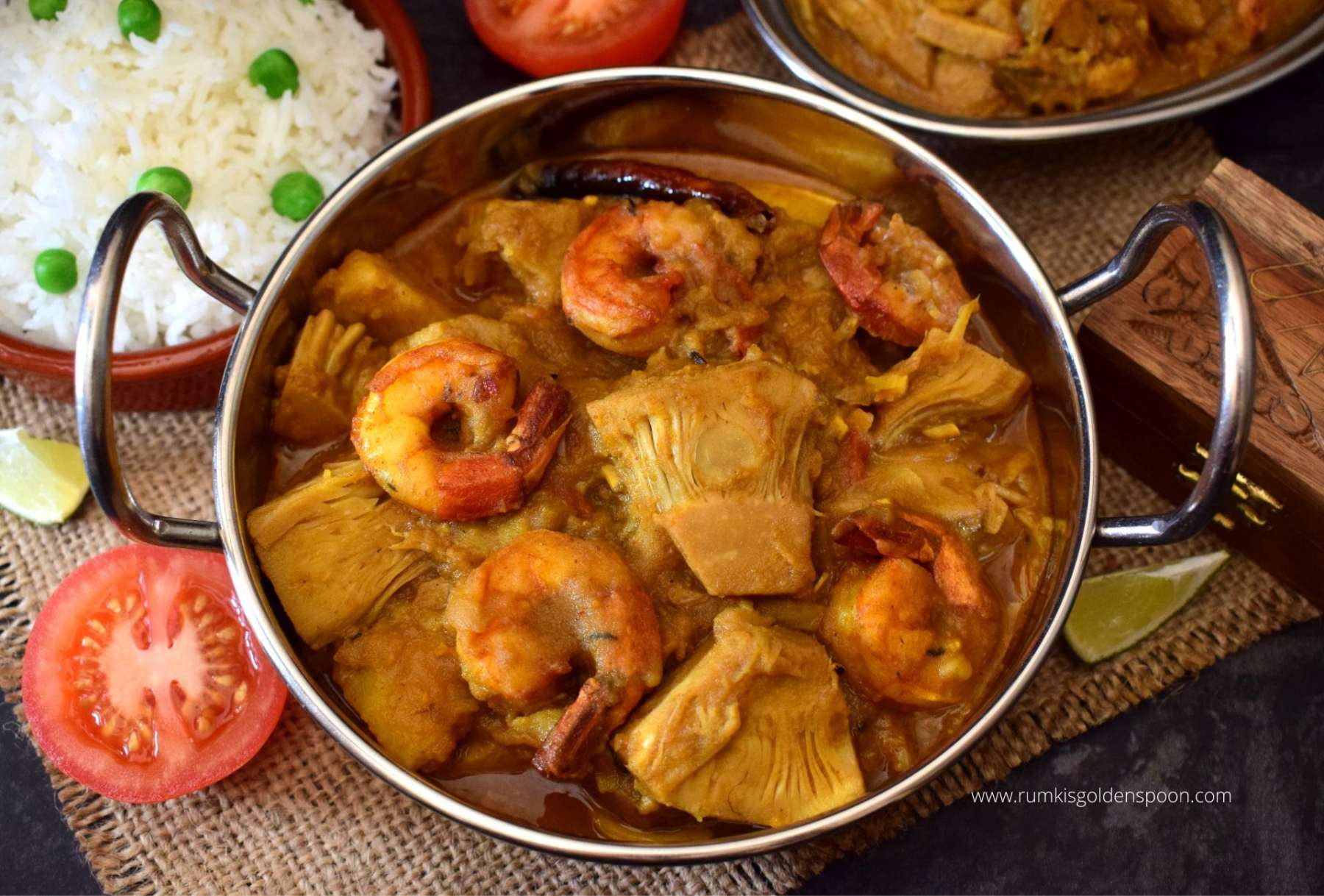 Echor Chingri | Kathal Chingri Recipe | Bengali Recipe - Rumki's Golden ...