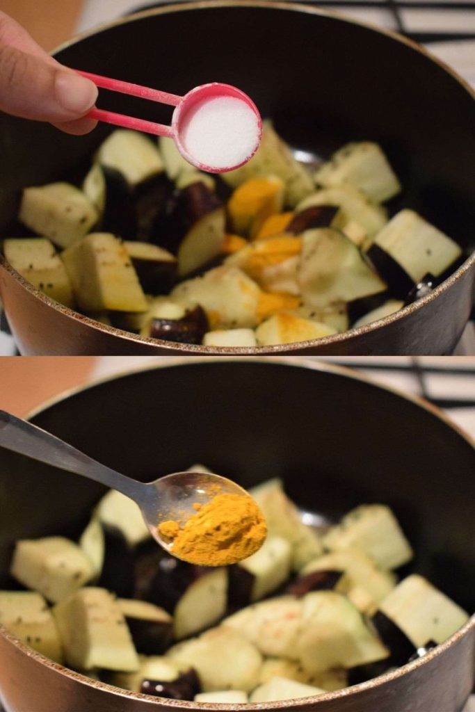 Palong shaak recipe | Begun diye palong shaak | Bengali palak saag ...