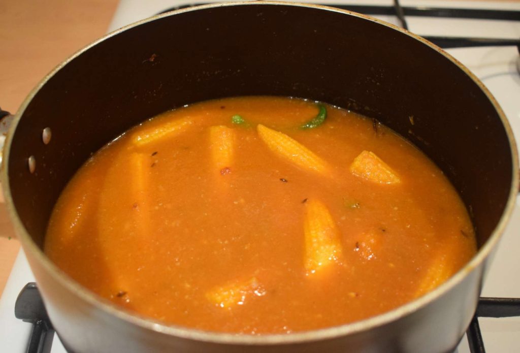 Baby corn curry recipe | Baby corn masala recipe | Baby corn gravy ...