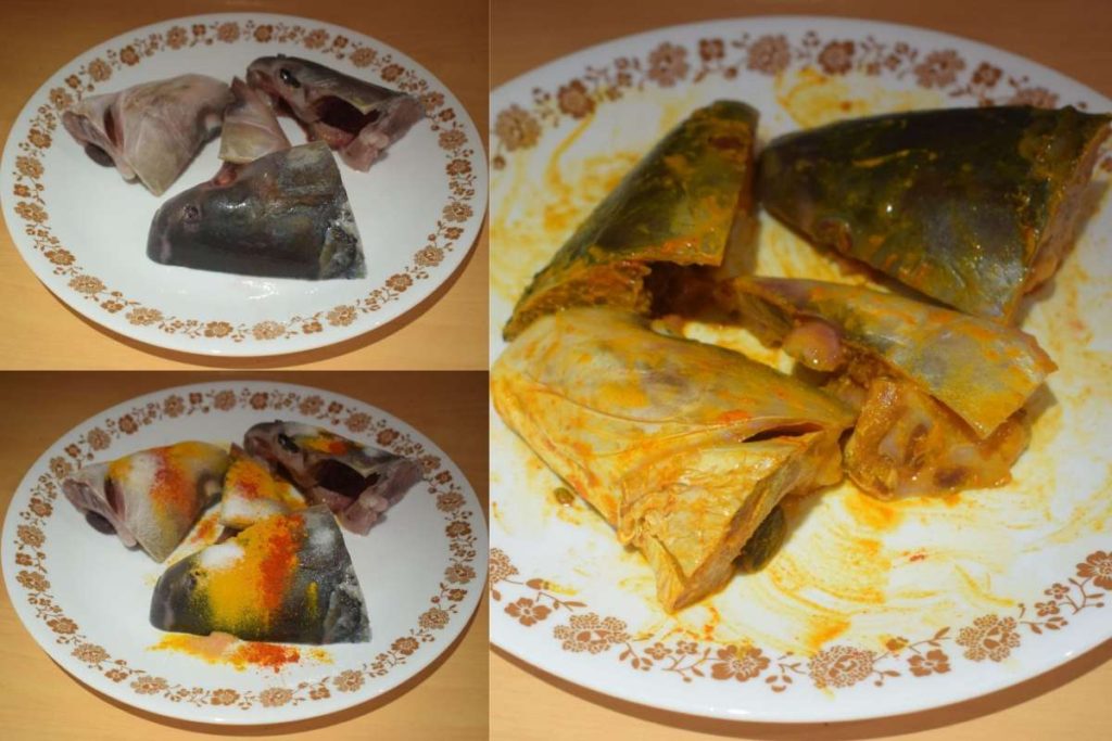 Macher matha diye fulkopi | Macher matha diye recipe | Fish head curry ...