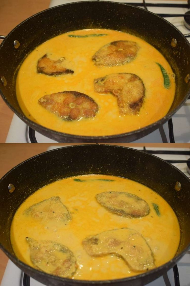 Shorshe maach | Fish curry with mustard paste | Rui shorshe | Shorshe ...