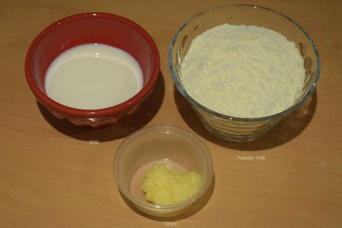 Instant mawa | How to make mawa with milk powder | Instant khoya ...