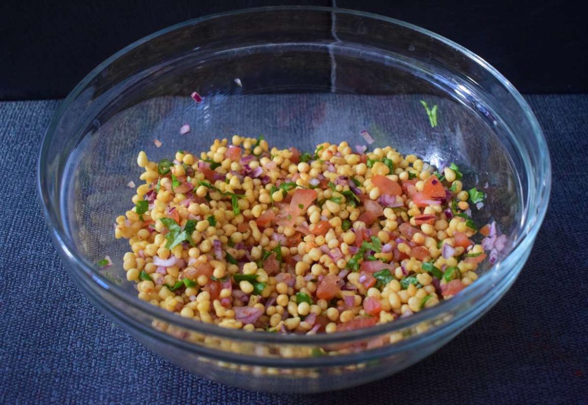 Boondi chaat | Masala boondi recipe - Rumki's Golden Spoon