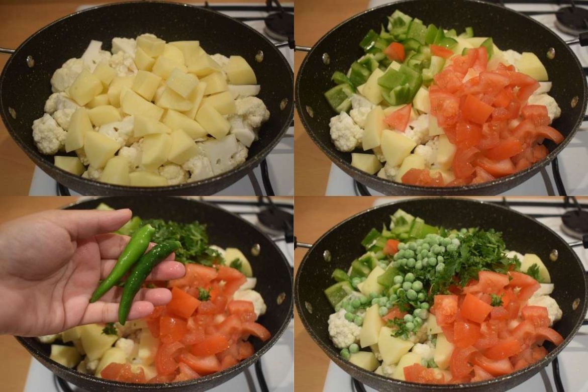 Phulkopir bati chorchori | Bati chorchori recipe | Bengali cauliflower ...