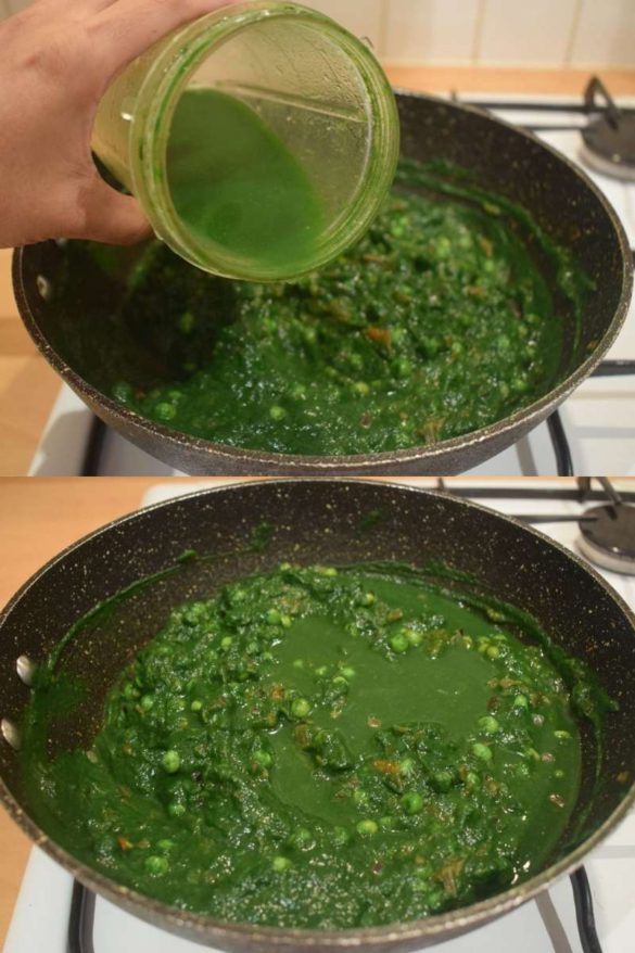 Palak matar recipe | Palak matar ki sabji | How to make palak matar ...