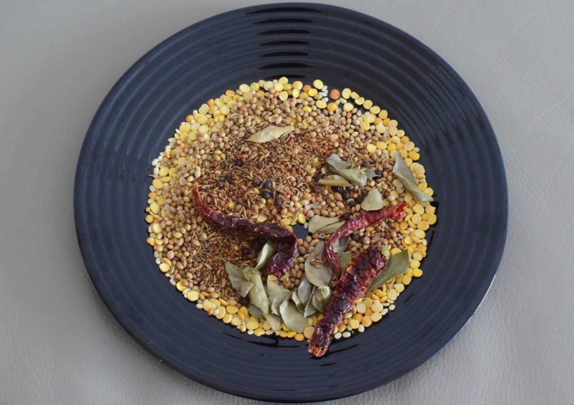 Sambar powder recipe | Sambar powder masala | Sambar podi | Sambar ...