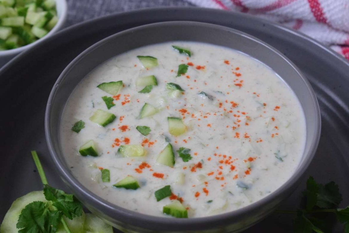 Cucumber raita recipe | Cucumber raita for biryani | How to make cucumber raita - Rumki's Golden ...
