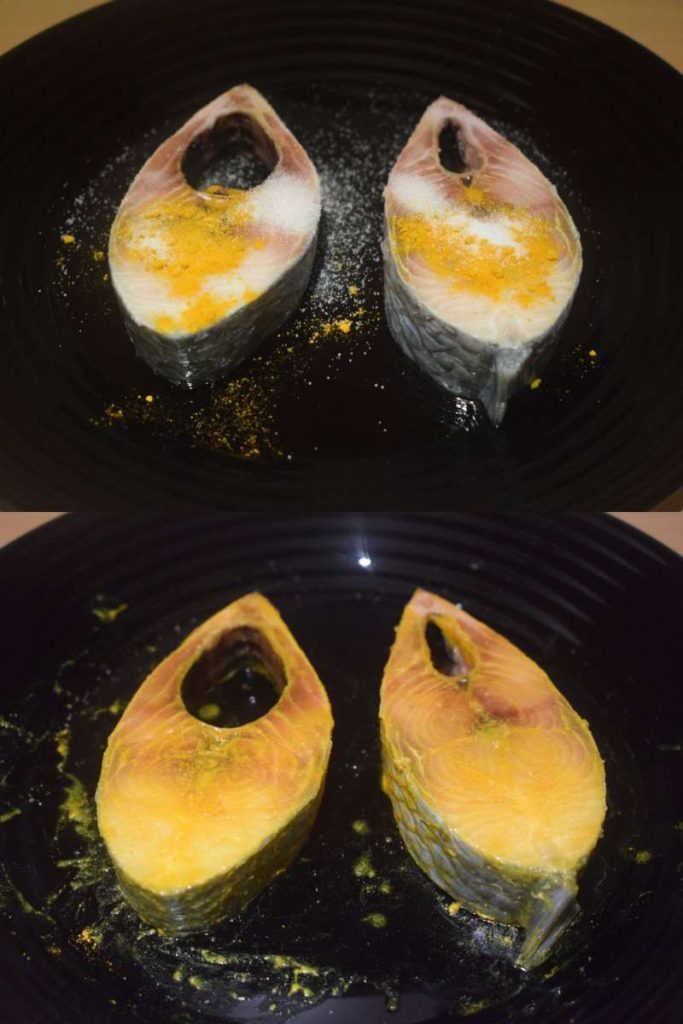 Ilish mach bhaja | Hilsa fish fry - Rumki's Golden Spoon