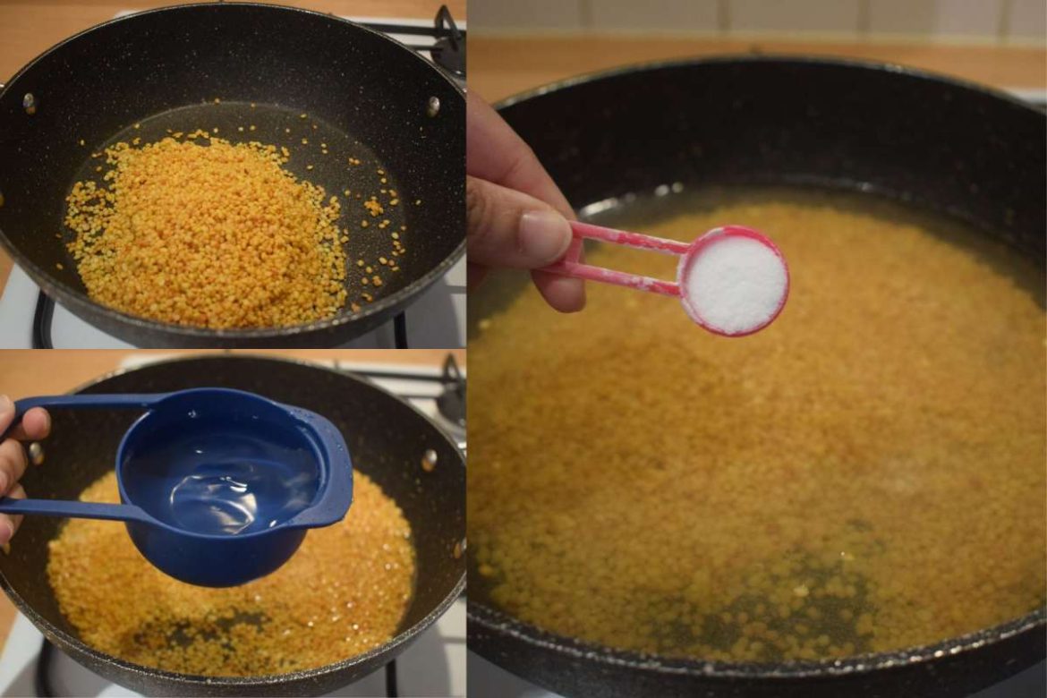 Bhaja moong dal | Bengali moong dal recipe | Bhaja muger dal - Rumki's ...
