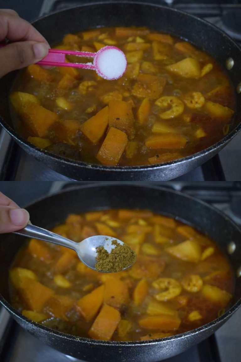 Kumro chingri | Misti kumro recipe | misti kumro diye chingri - Rumki's ...