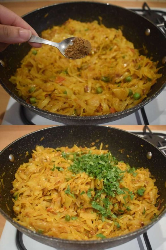 Patta gobhi ki sabji | Cabbage matar recipe | Cabbage stir fry - Rumki ...