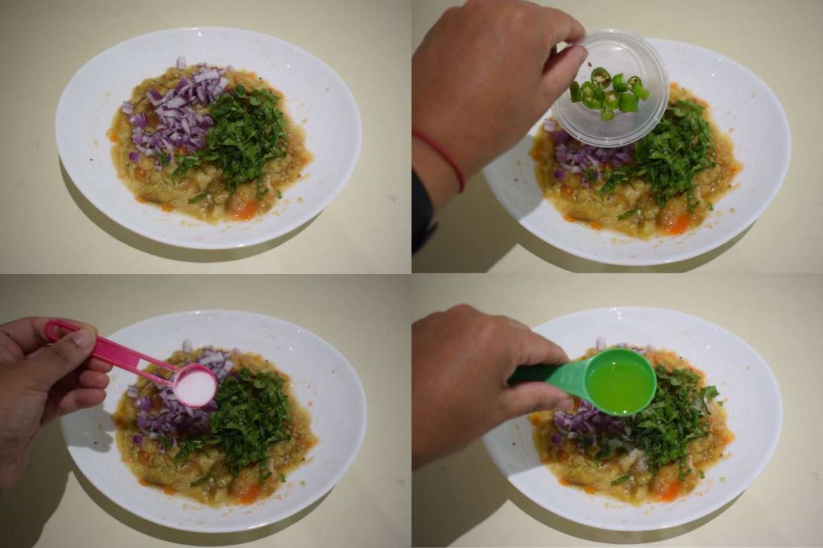 Begun pora recipe | Begun bhorta | Bengali baingan ka bharta - Rumki's ...