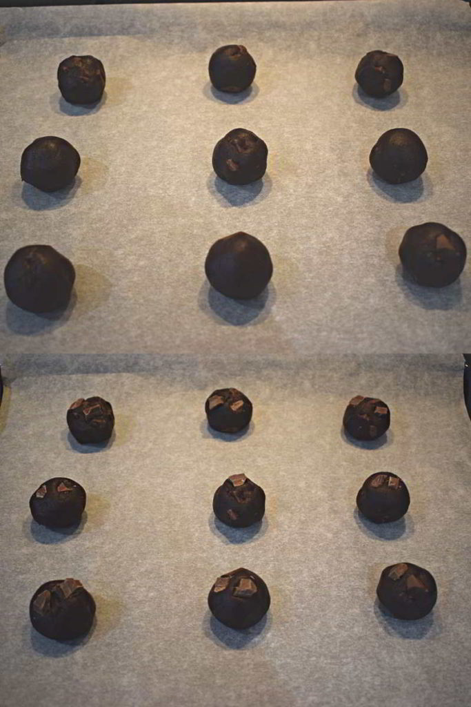 Double chocolate chip cookies | How to make double chocolate cookies ...