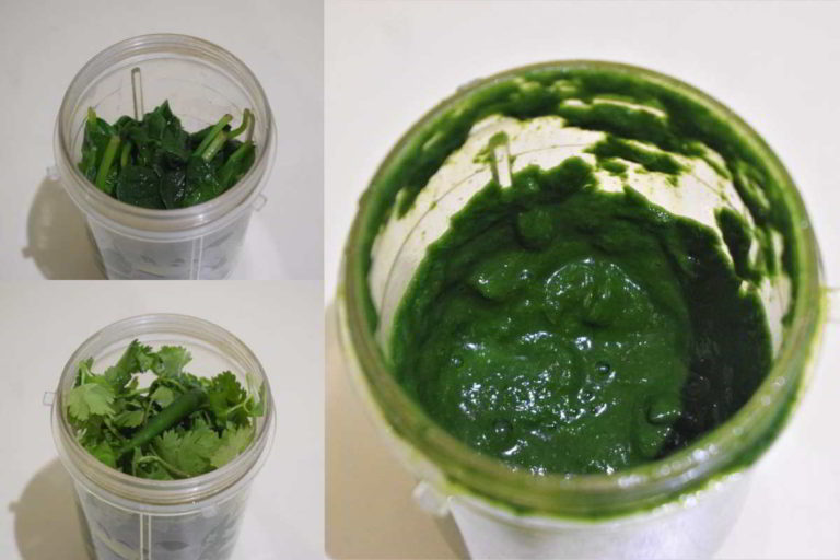 Hariyali Gobi | Gobi palak gravy | Hariyali gravy - Rumki's Golden Spoon