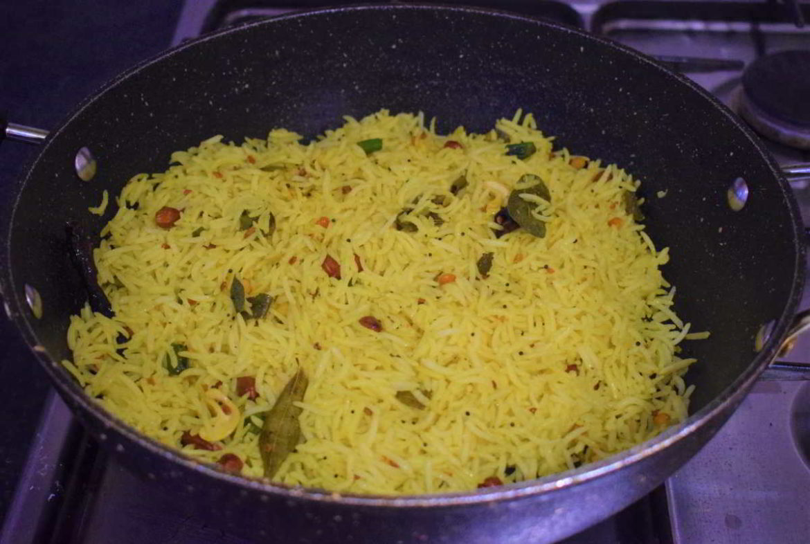 Lemon rice Indian | Easy lemon rice | Chitranna recipe - Rumki's Golden ...