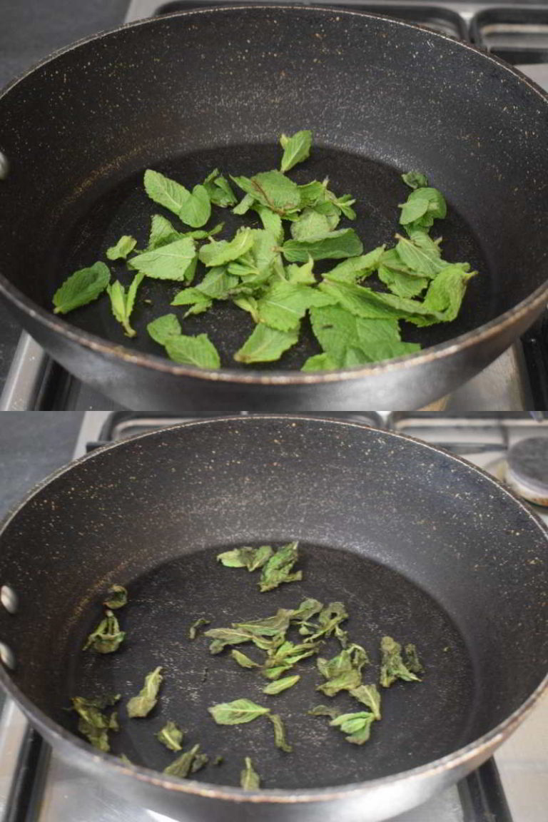 Mint leaves powder | Pudina powder recipe | How to make dry pudina ...