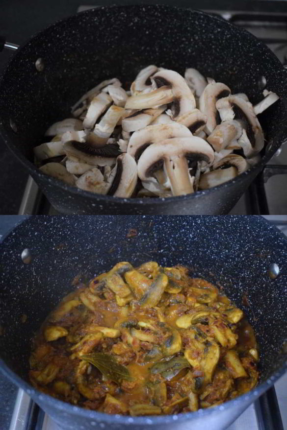 Mushroom do pyaza recipe | How to make mushroom do pyaza - Rumki's ...