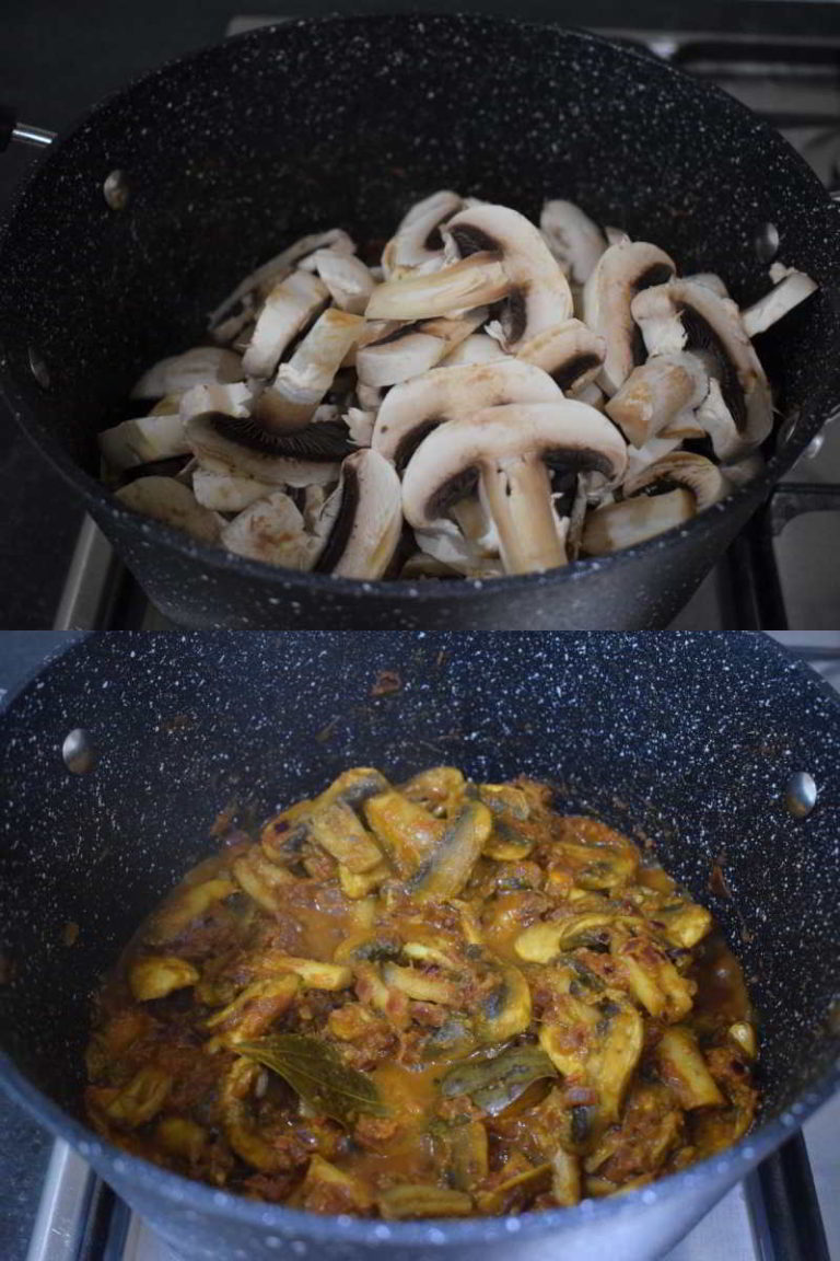 Mushroom do pyaza recipe | How to make mushroom do pyaza - Rumki's ...