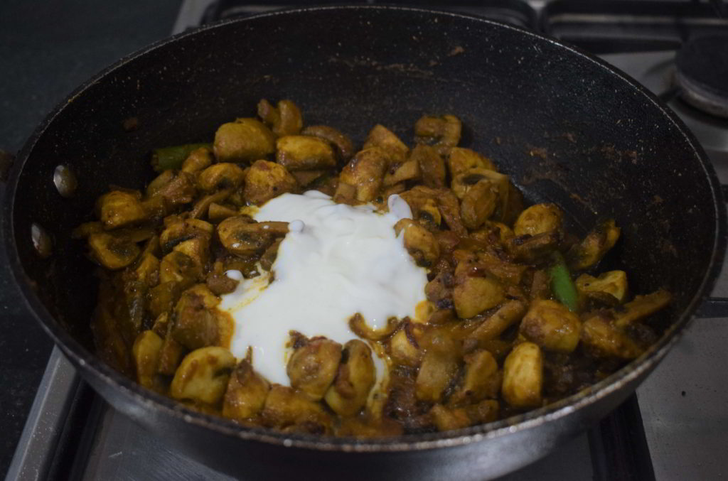 Achari Mushroom recipe | Achari recipes - Rumki's Golden Spoon