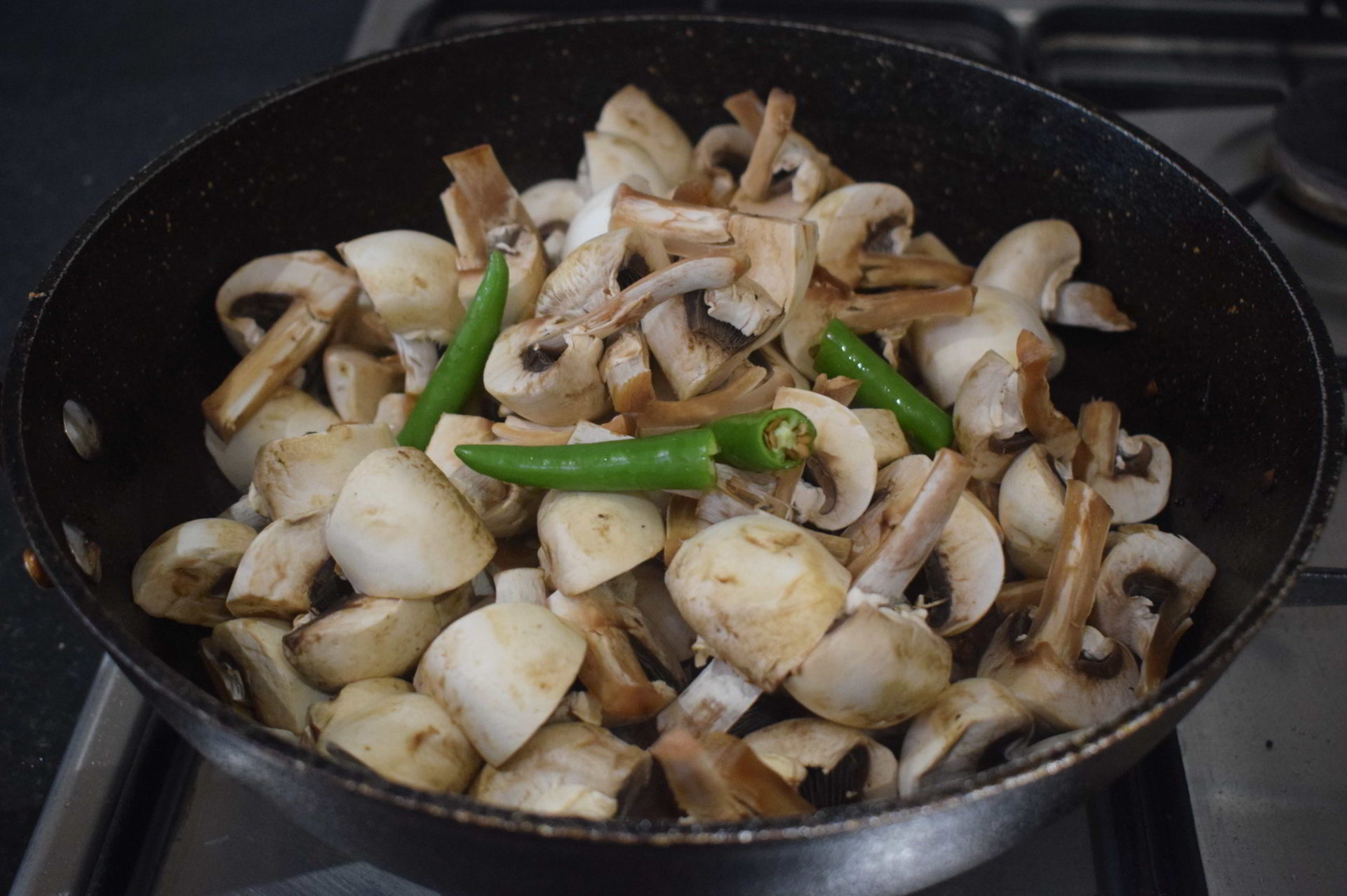 Achari Mushroom recipe | Achari recipes - Rumki's Golden Spoon