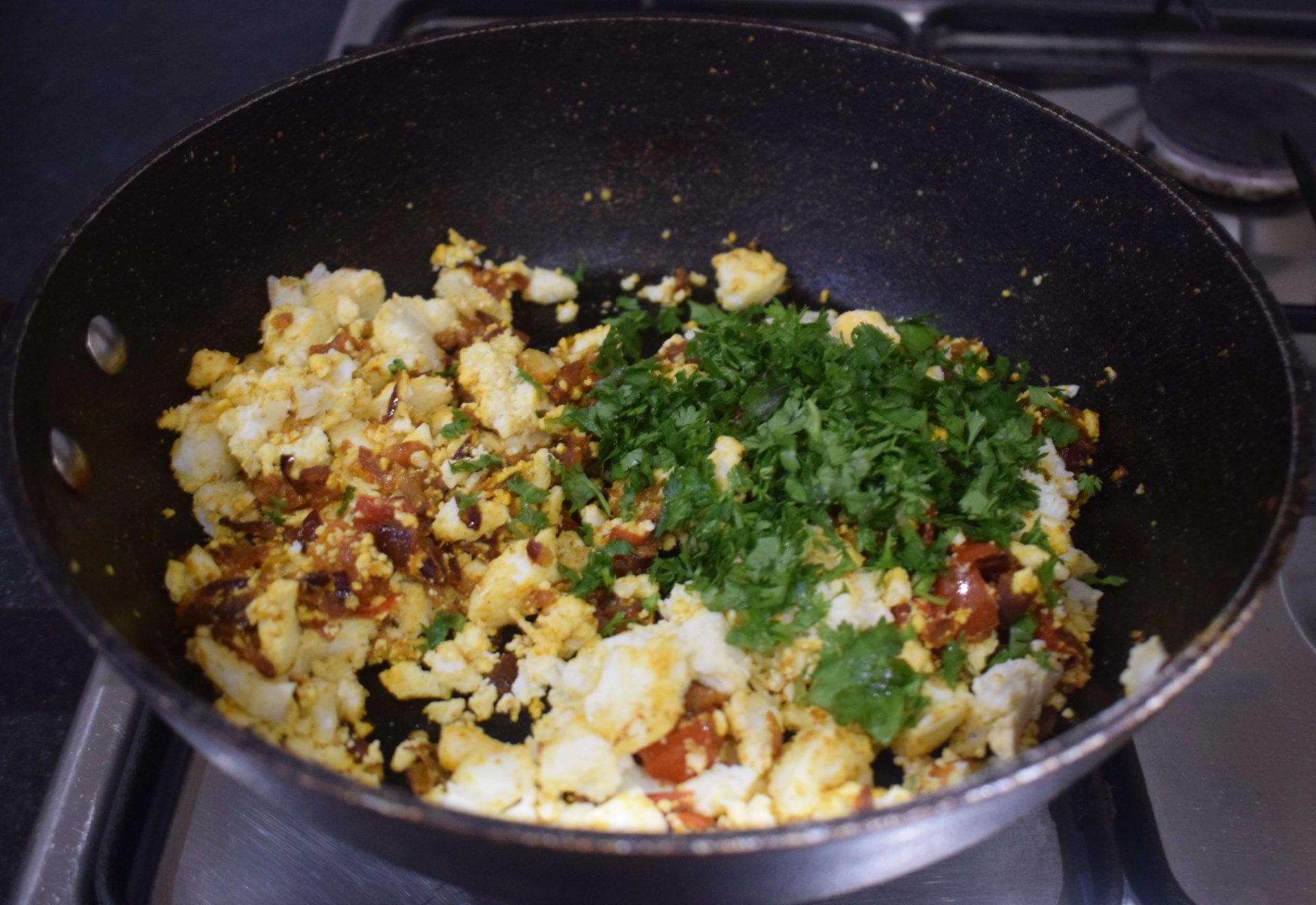 Egg bharta | How to make egg bharta - Rumki's Golden Spoon