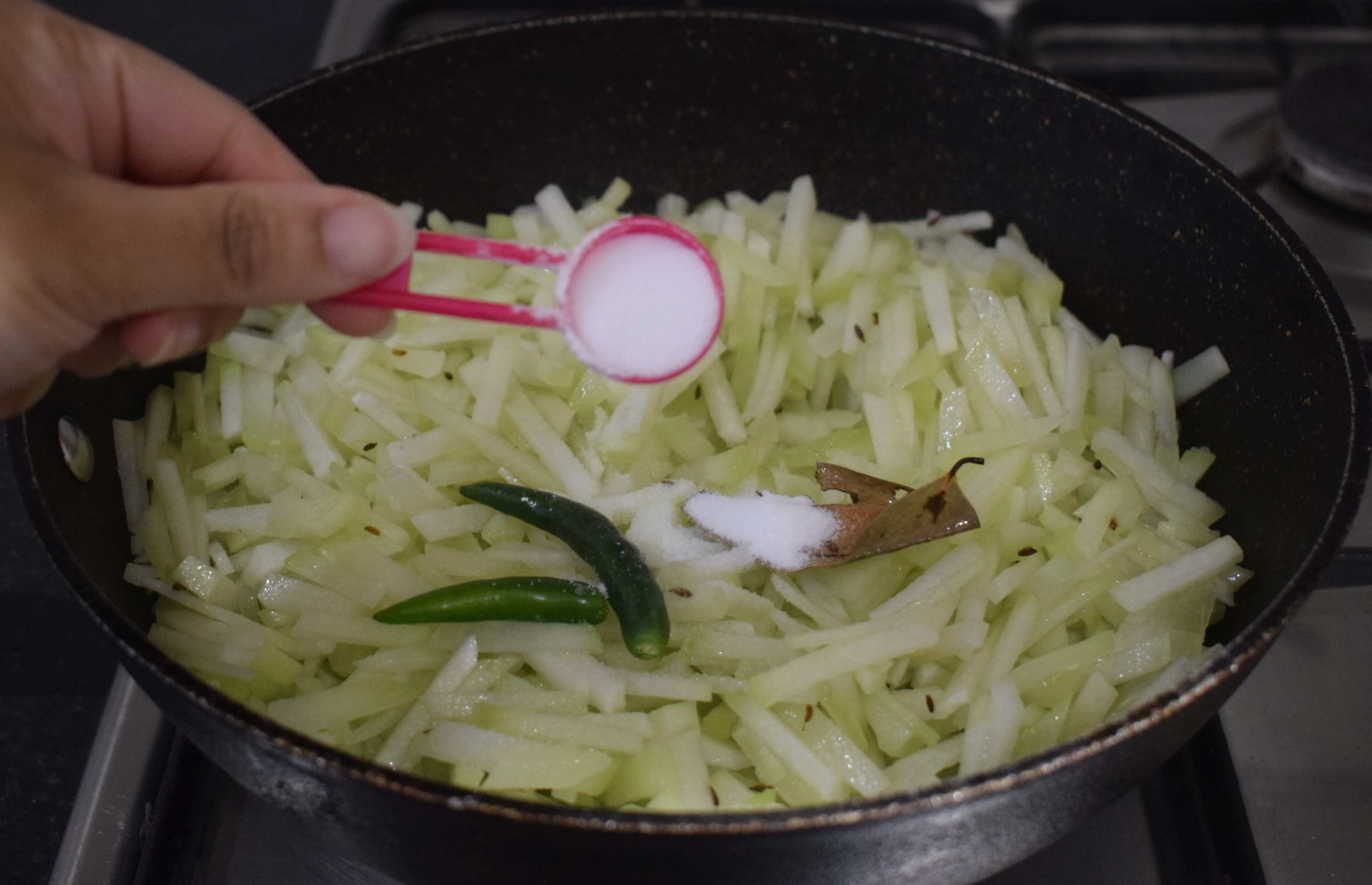 Gobindobhog chal diye squash ghonto | Bori diye squash ghonto - Rumki's ...