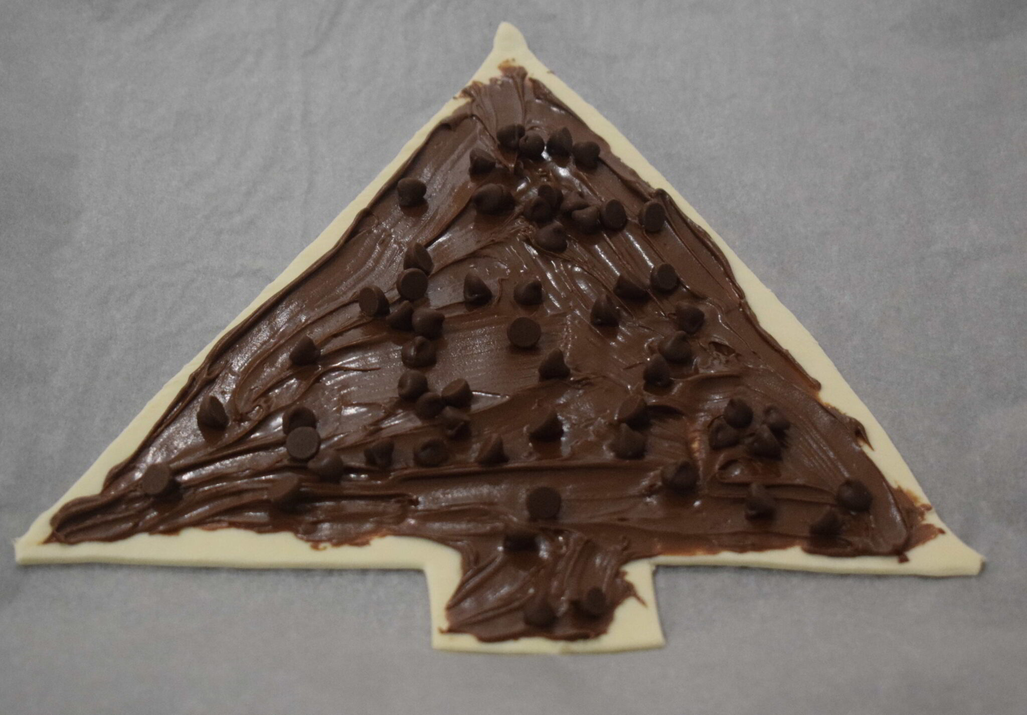 Nutella Christmas Tree with puff pastry | Christmas puff pastry recipe ...