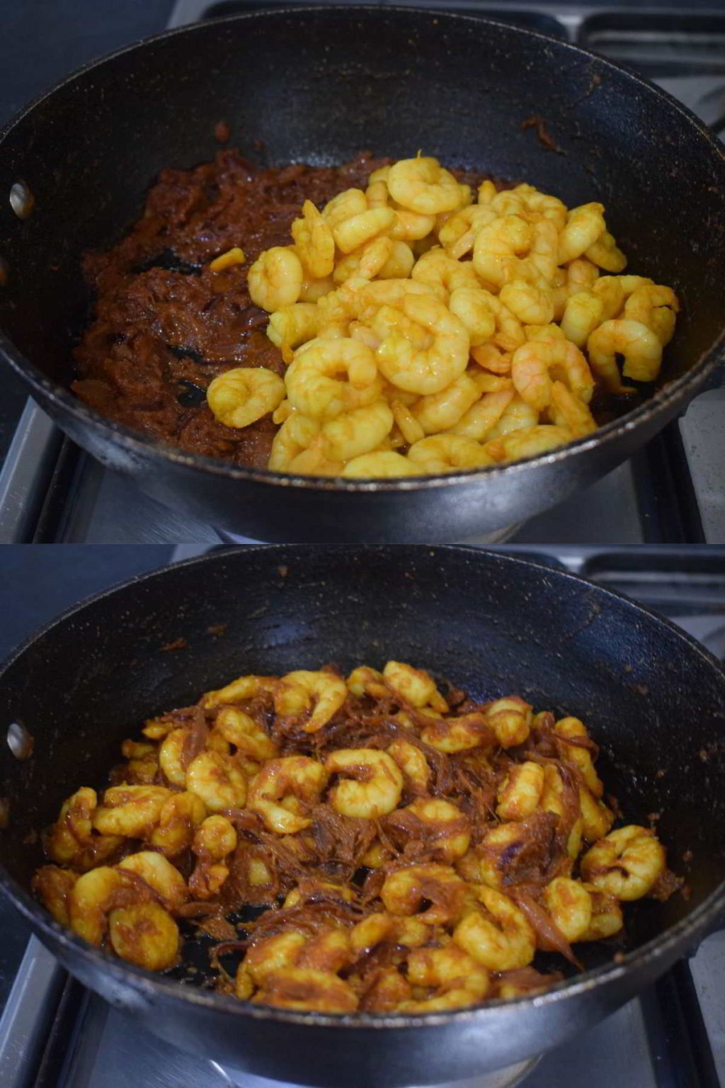 Prawn bhuna | Prawn bhuna curry | How to make prawn bhuna - Rumki's ...