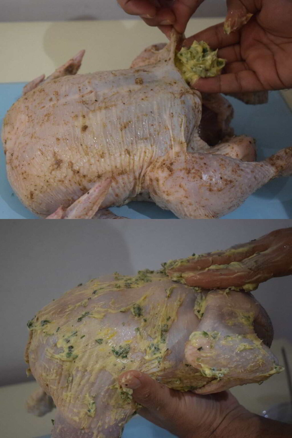 Xmas chicken recipe | Christmas chicken roast | Whole chicken roast ...