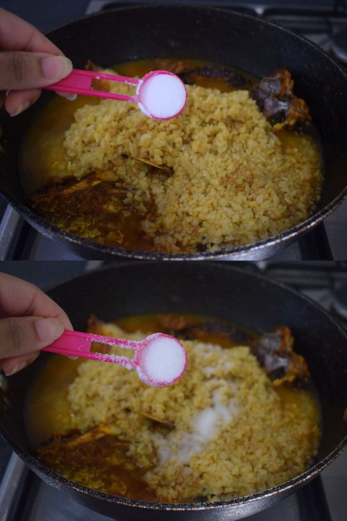 Macher matha diye moong dal | Moong dal with fish head | Fish head ...