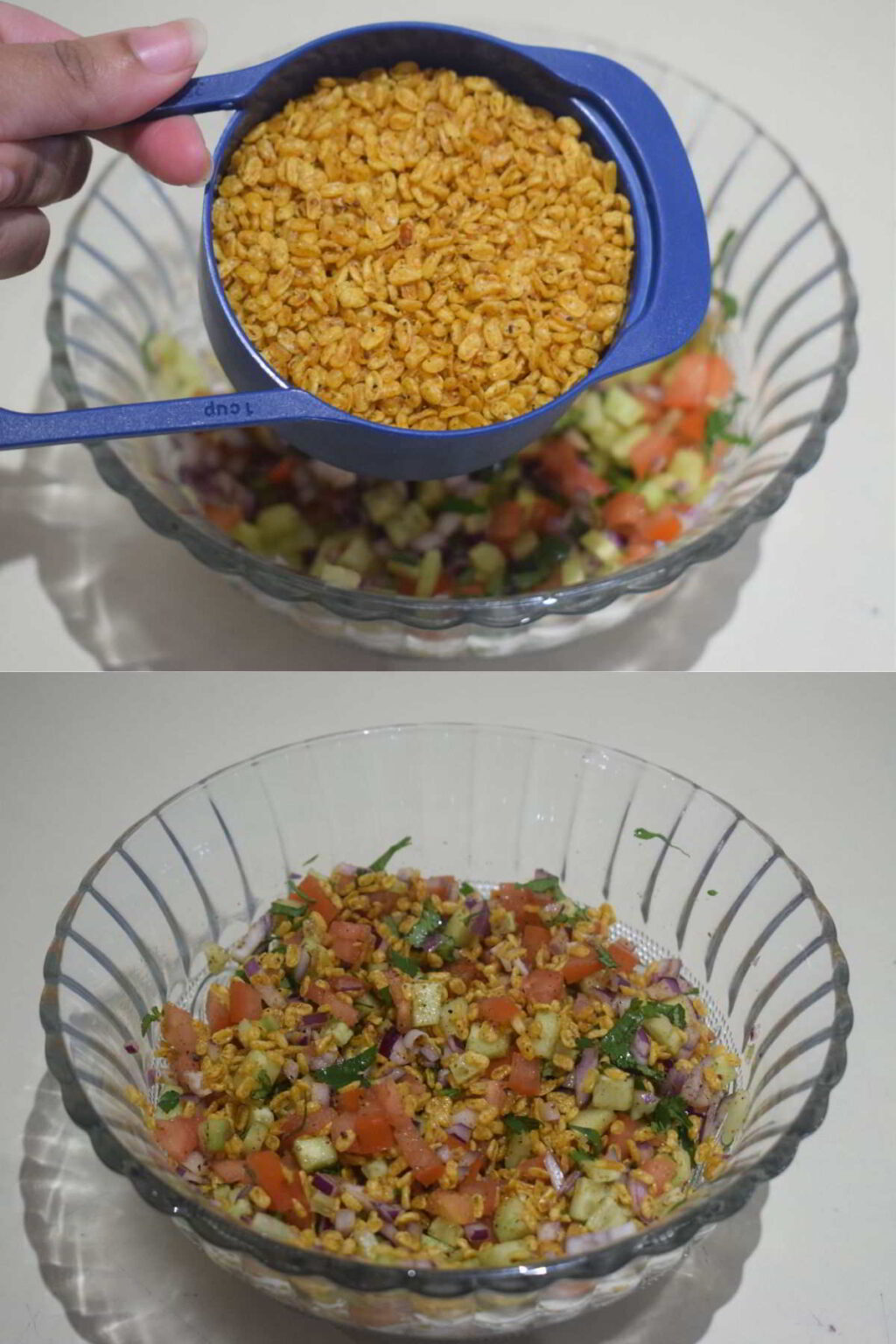 Moong dal namkeen chaat | Roasted moong dal chaat | Vegan snacks recipe ...