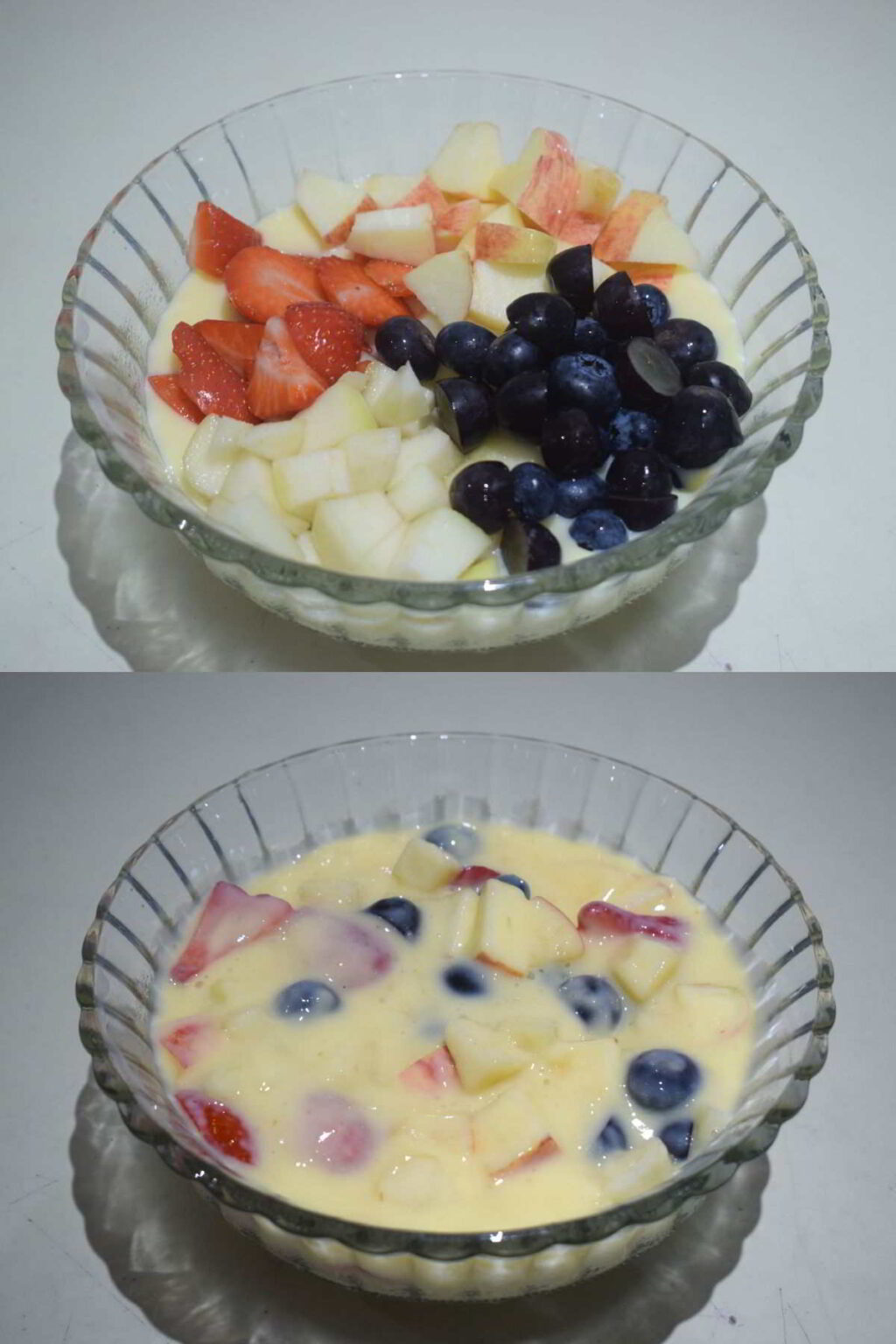 Fruit custard recipe | Fruit salad with custard recipe | How to make ...